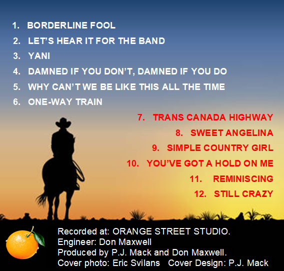 AUDIO TRACKS – PJMACK Country Music